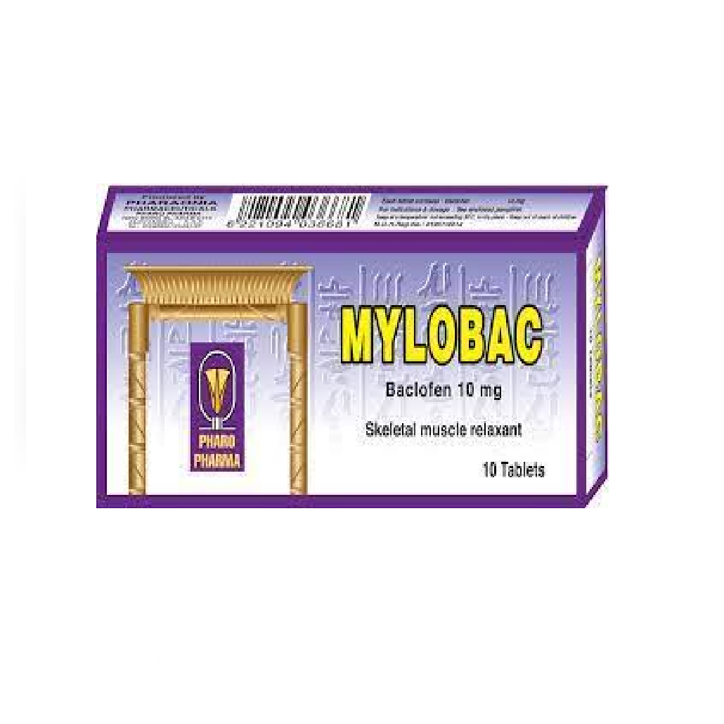 MYLOBAC 10MG 20TAB - صيدليات د ابرام الجديده