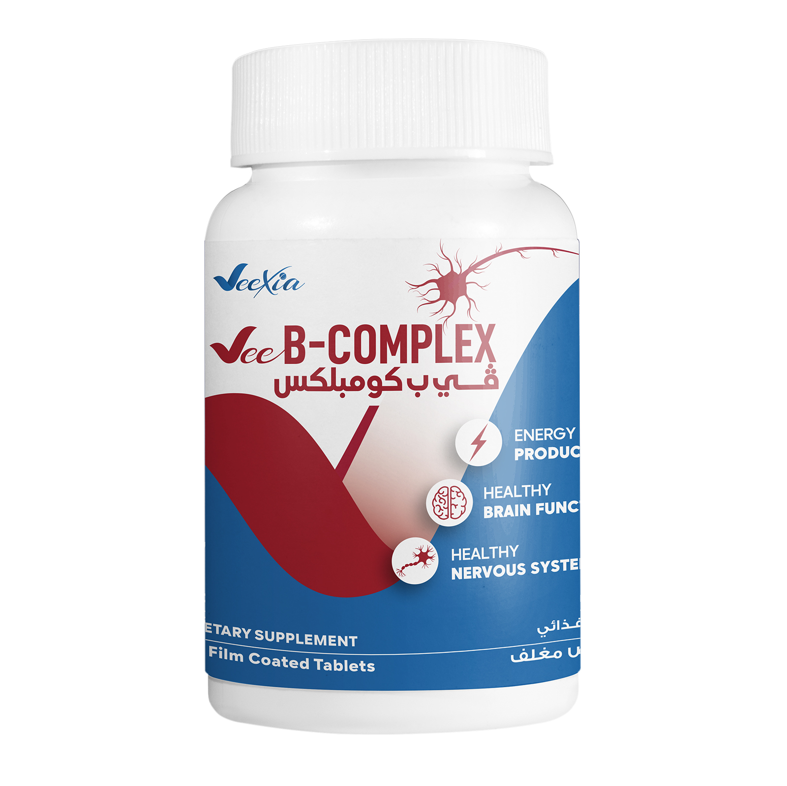VEE B-COMPLEX 30 CAP OFFER 1+50 - صيدليات د ابرام الجديده