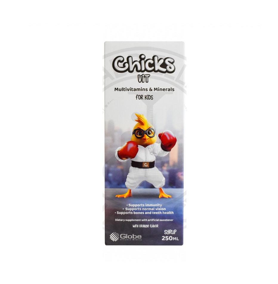 CHICKS VIT MULTIVITAMIN AND MINERALS FOR KIDS SYRUP 250ML - صيدليات د ...