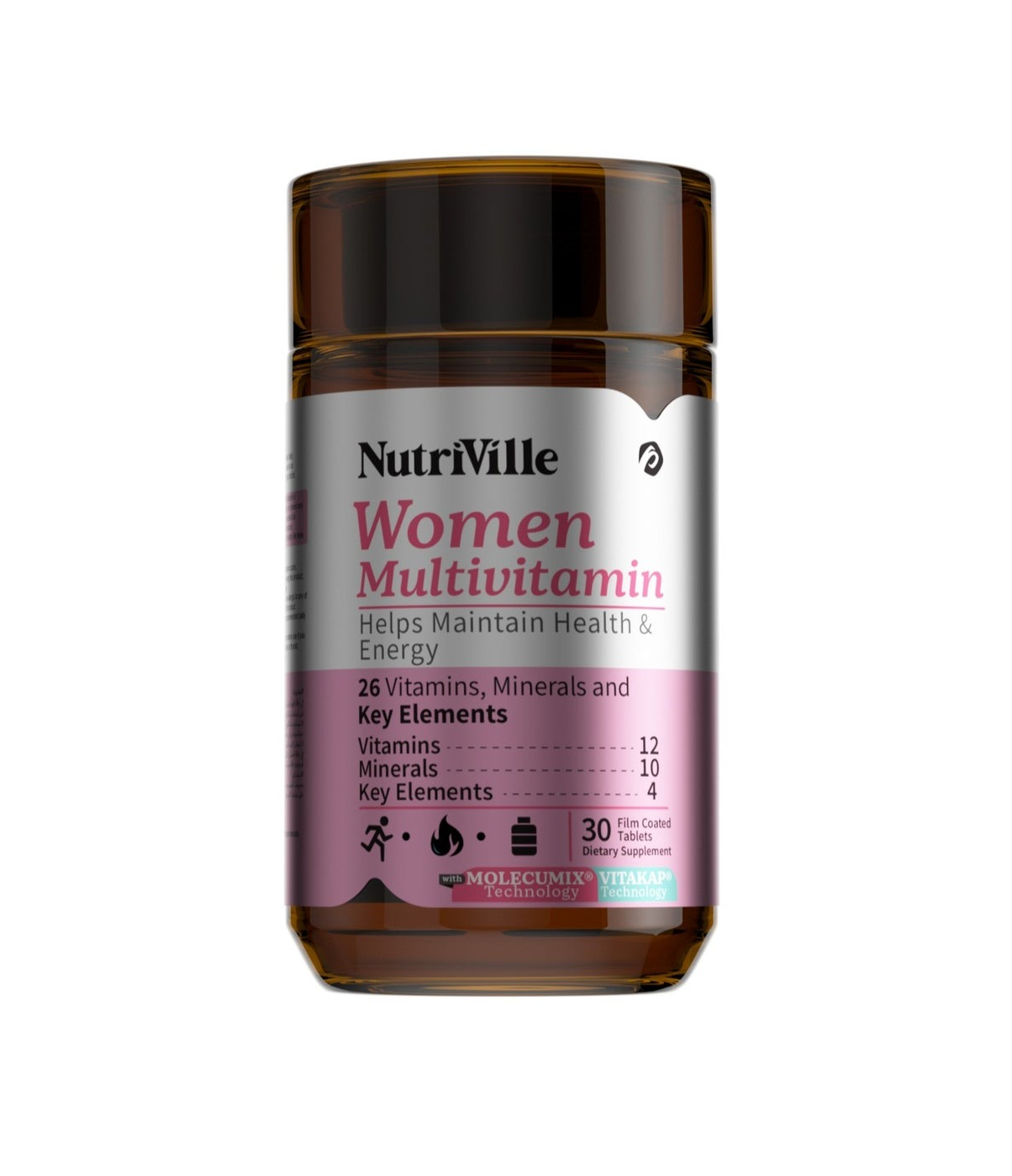 NUTRIVILLE WOMEN MULTIVITAMIN 30TAB - صيدليات د ابرام الجديده
