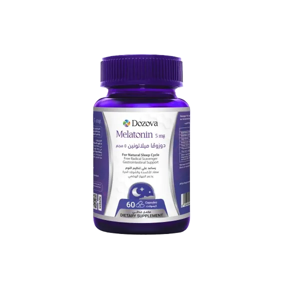 DOZOVA MELATONIN 5MG 60 CAP - صيدليات د ابرام الجديده