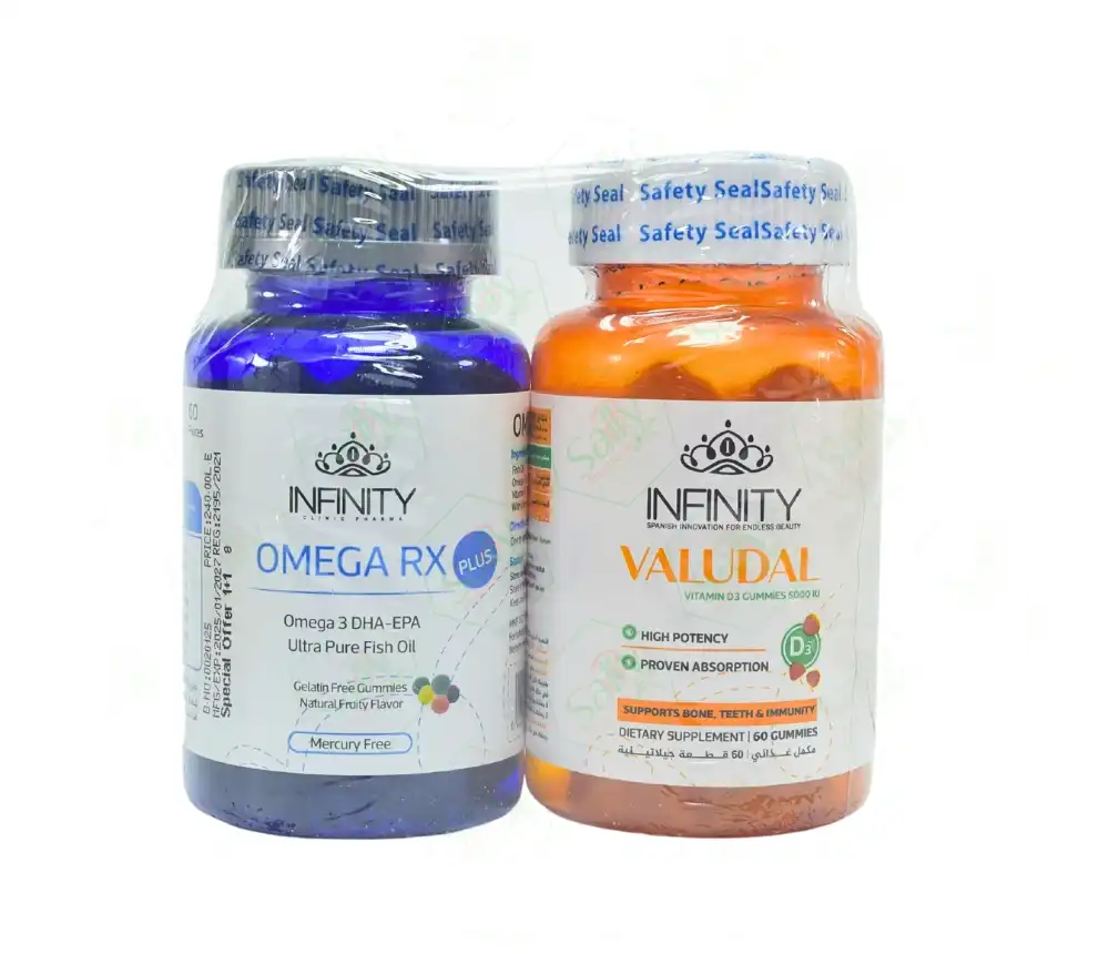 INFINITY VALUDAL 60+ OMEGA RX 60 - صيدليات د ابرام الجديده